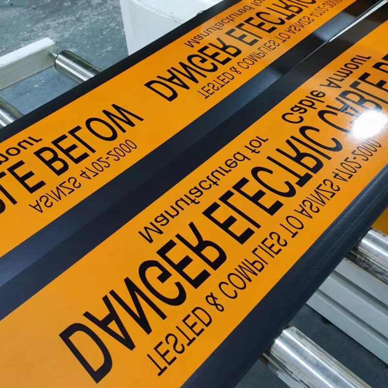 underground cable protection cover underground warning sign board cable ...